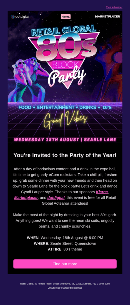 event invitation examples